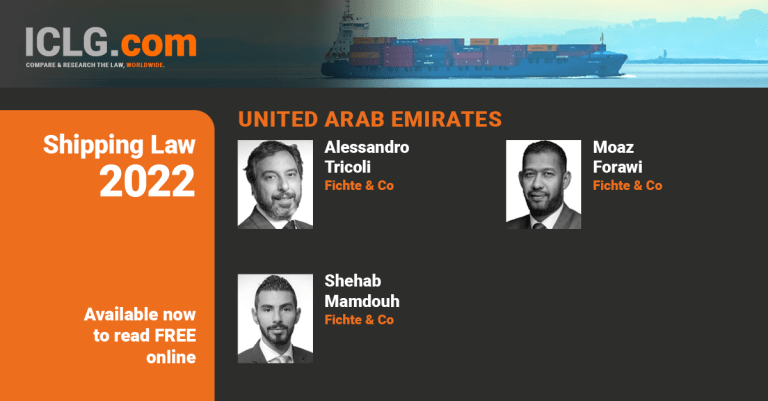 ICLG GUIDE - Shipping Laws and Regulations UAE 2022 - Fichte & Co